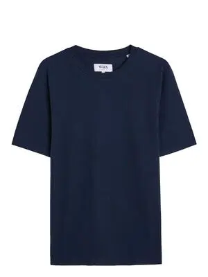 WAX LONDON Dean Cotton T-shirt - Navy