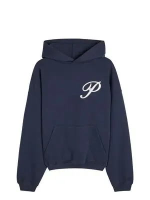 PICANTE Gallery Logo-print Hooded Sweatshirt - Navy