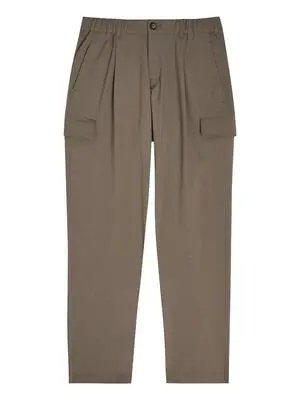 Herno Tapered-leg Nylon Cargo Trousers - Taupe