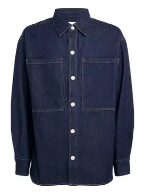 AGOLDE Regenerative Denim Overshirt - Purple