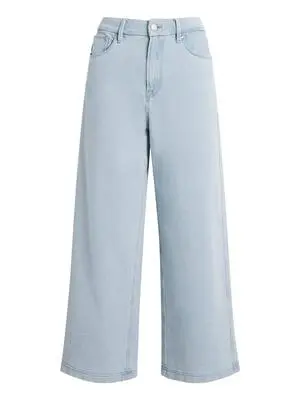 Good American Cotton Skate Trousers - Blue