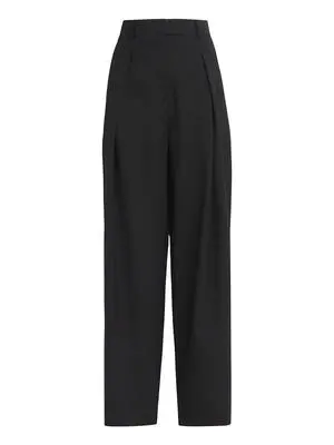 ME+EM Wool Tapered Trousers - Black