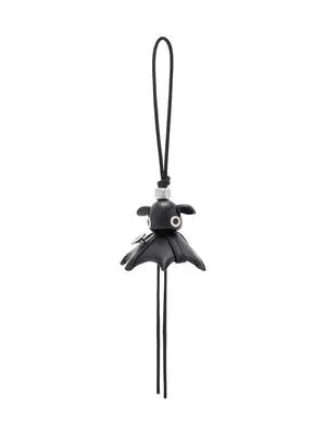 Loewe Leather Biker Puzz Charm - Black