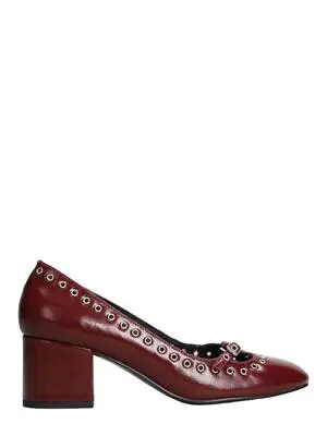 BIBI LOU Pumps In Leather With Single Strap - Red