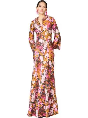 Sachin & Babi Floral Printed Gown - Kaleidoscope