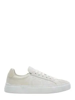 SALVATORE FERRAGAMO Gancini Suede Sneakers