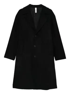 HEVO Ostuni Buttoned Coat - Black