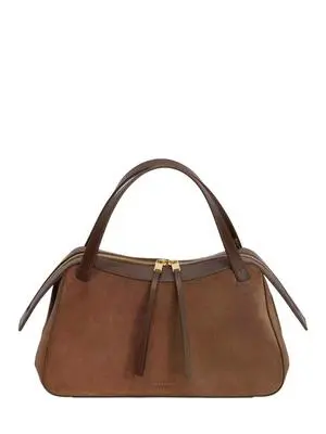 JIL SANDER Small Dune Tote Bag - Brown