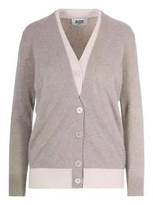 Alpha Studio Cashmere Button Cardigan - Neutrals
