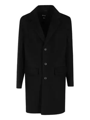 BOSS Wool Coat - Black