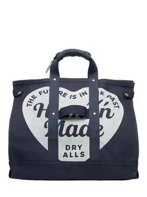 HUMAN MADE Logo-print Tote Bag - Blue