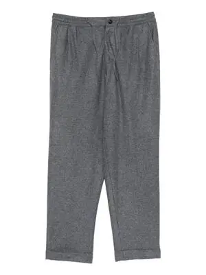 Fedeli Harvard Drawstring Trousers - Grey