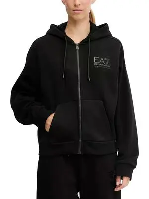 Emporio Armani Hooded Tracksuit - Black
