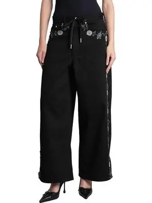 BENMOYAL Wide Leg Pants - Black