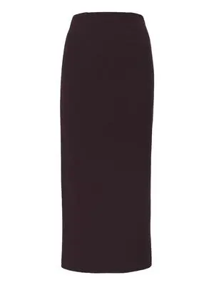Roland Mouret Crêpe Pencil Skirt - Brown