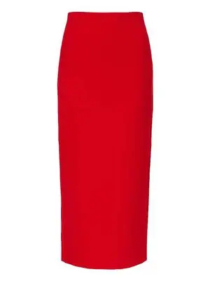 Roland Mouret Crêpe Pencil Skirt - Red