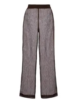Jade Swim Mika High-rise Straight Pants - Brown