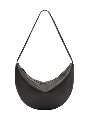 THE ROW Izzy Small Leather Shoulder Bag - Brown