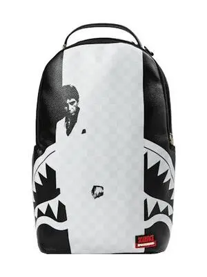 SPRAYGROUND Scarface Poster Syle Backpack - Black/white