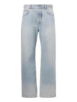 Loewe Faded Straight-leg Jeans - Blue