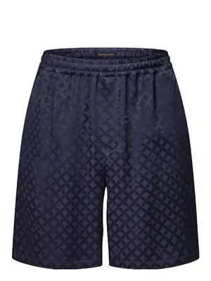 LOUIS VUITTON Dandy Monogram Shorts - Deep Navy Blue