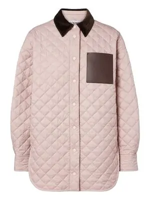 Loewe Anagram Quilted Jacket - Pink