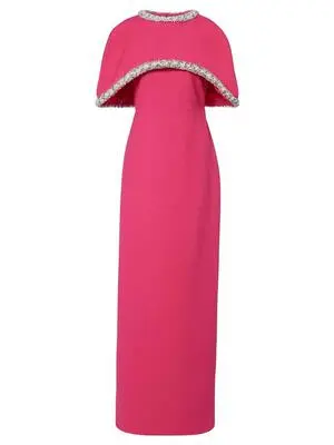 Simkhai Briella Embellished Crêpe Gown - Pink