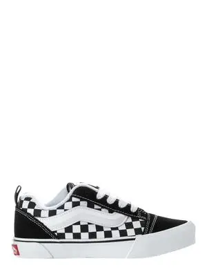VANS Knu Skool Checkerboard Sneakers - Black/white