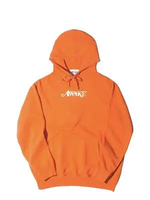AWAKE Metallic Foil Logo Hoodie - Orange