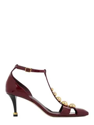Chloé Cleia Heeled Sandal - Grenat