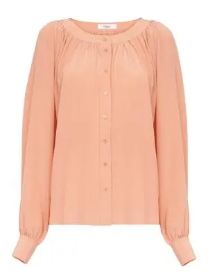 Chloé Crêpe De Chine Blouse - Blushy Pink