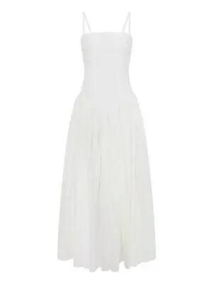 Gabriela Hearst Oriana Midi Dress - White