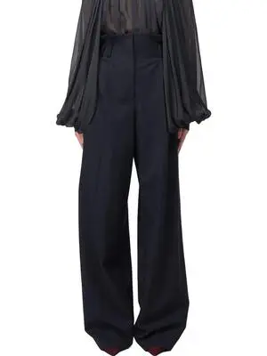 SEMICOUTURE Wide Leg Trousers Blue