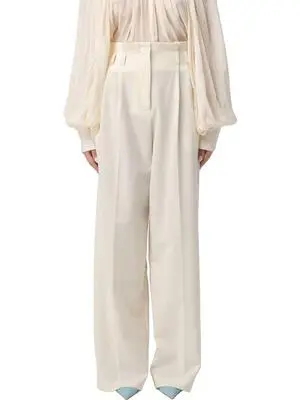 SEMICOUTURE Wide Leg Trousers White