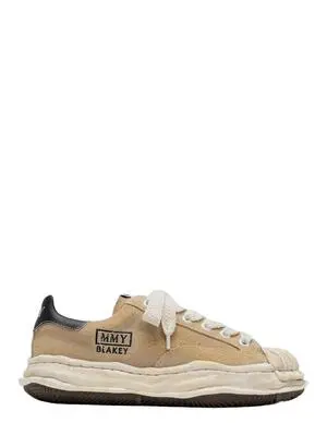 Mihara Yasuhiro Lace-Up Sneakers Beige