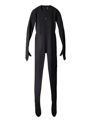 Yeezy Long-sleeve Body Suit With Gloves - Black
