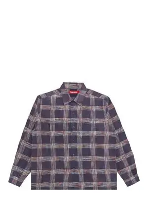 Supreme Woven Plaid Shirt - Blue