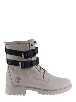 Timberland Jayne Double Buckle Boots - Cream