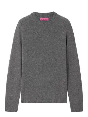 THE ELDER STATESMAN Laurel Cashmere Sweater - Gray