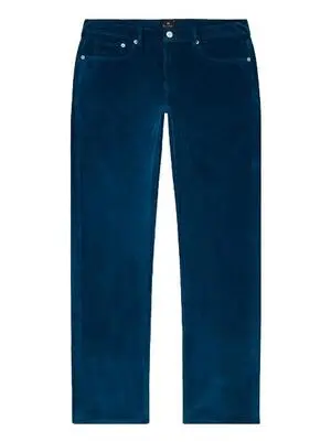Paul Smith Relaxed Tapered-fit Corduroy Trousers - Blue