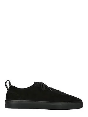 Grenson Sneaker 1 U Suede Trainers - Black