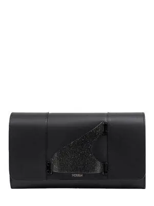 Perrin Leiffel Strass Glove Clutch - Black