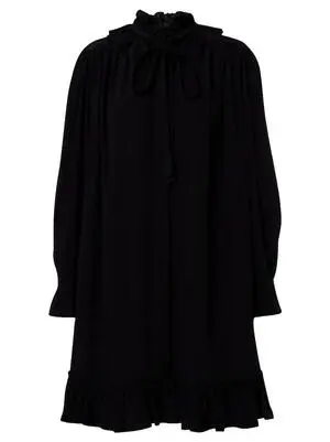 Chloé Silk Midi Dress - Black