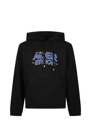 ADER ERROR Embroidered Logo Hoodie - Black