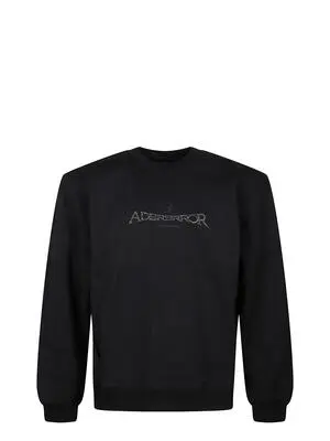 ADER ERROR Crewneck Sweatshirt With Logo - Black