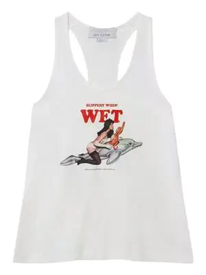Stella McCartney Graphic-print Tank Top - White