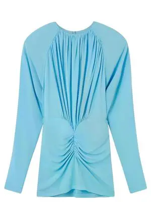 Stella McCartney Draped Mini Dress - Blue
