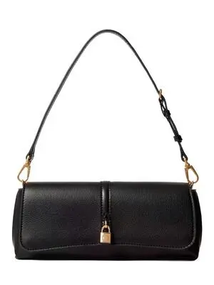 Stella McCartney Ryder Lock-detail Shoulder Bag - Black