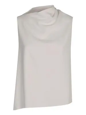 Vince Vince Draped Asymmetric Top White