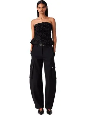 MAJE Maje Wool-Blend Cargo Trousers